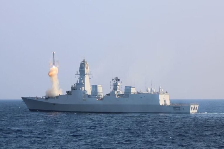 Navy's newest guided missile destroyer Imphal hits 'bulls eye'