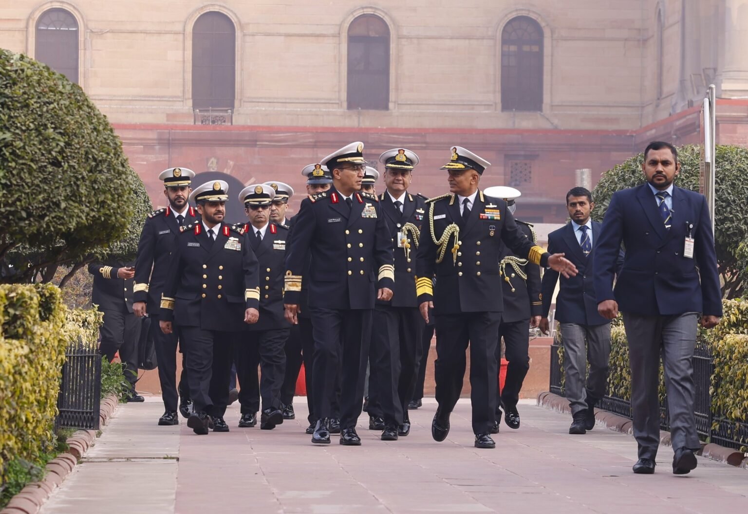 Indian navy chief and saudi naval forces chief of staff meet in delhi