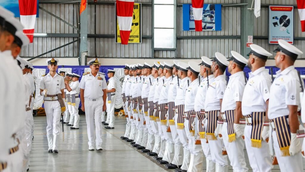 Navy Chief Admiral Dinesh K Tripathi pays a visits Kochi